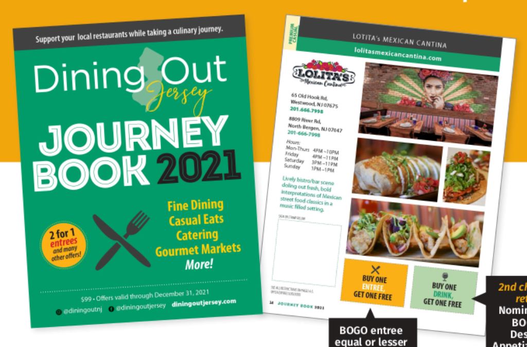 Dining Out Jersey Journey Book - Dining Out Jersey - Dining and ...